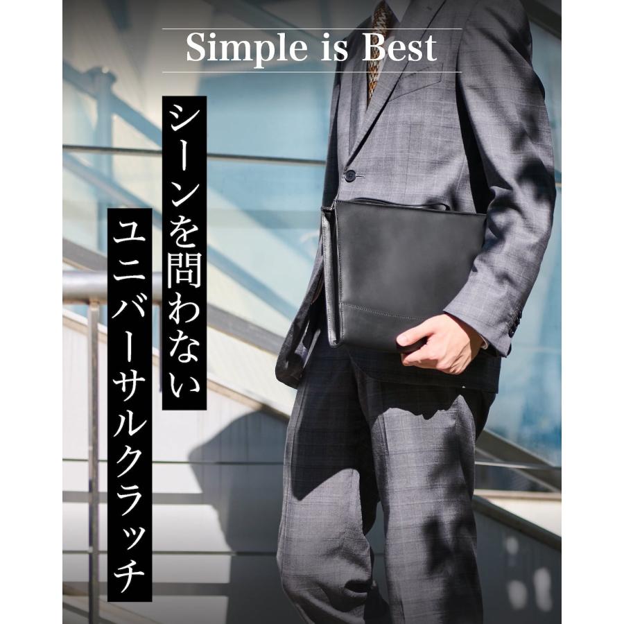 Eredita クラッチバッグ メンズ セカンドバッグ 本革 結婚式 冠婚葬祭 革 レザー 父の日 CB02 : 財布 メンズ バッグ Eredita - 通販 - Yahoo!ショッピング