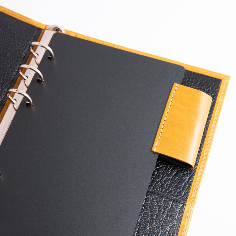 アシュフォード システム手帳 ルガードスクエアバックプレシャス バイブル 15mm ノート カーキ/パープル/イエロー×ブラック 7289 : ナガサワ文具センター - 通販 - Yahoo ...