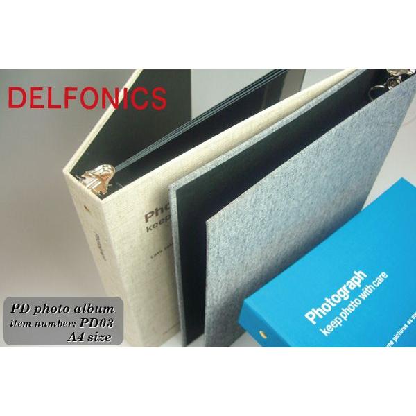 DELFONICS バインダータイプアルバム PDフォトアルバム A4サイズ PD03 : ナガサワ文具センター - 通販 - Yahoo!ショッピング
