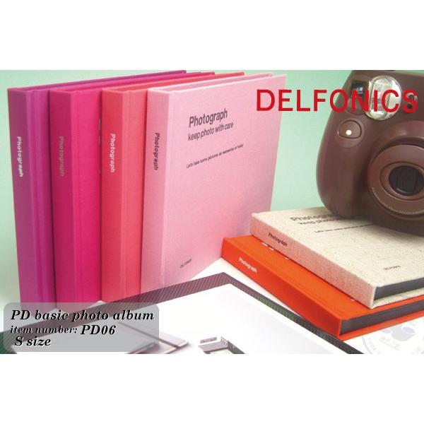 DELFONICS 製本タイプアルバム PD ベーシックフォトアルバム Sサイズ PD06 : ナガサワ文具センター - 通販 - Yahoo!ショッピング
