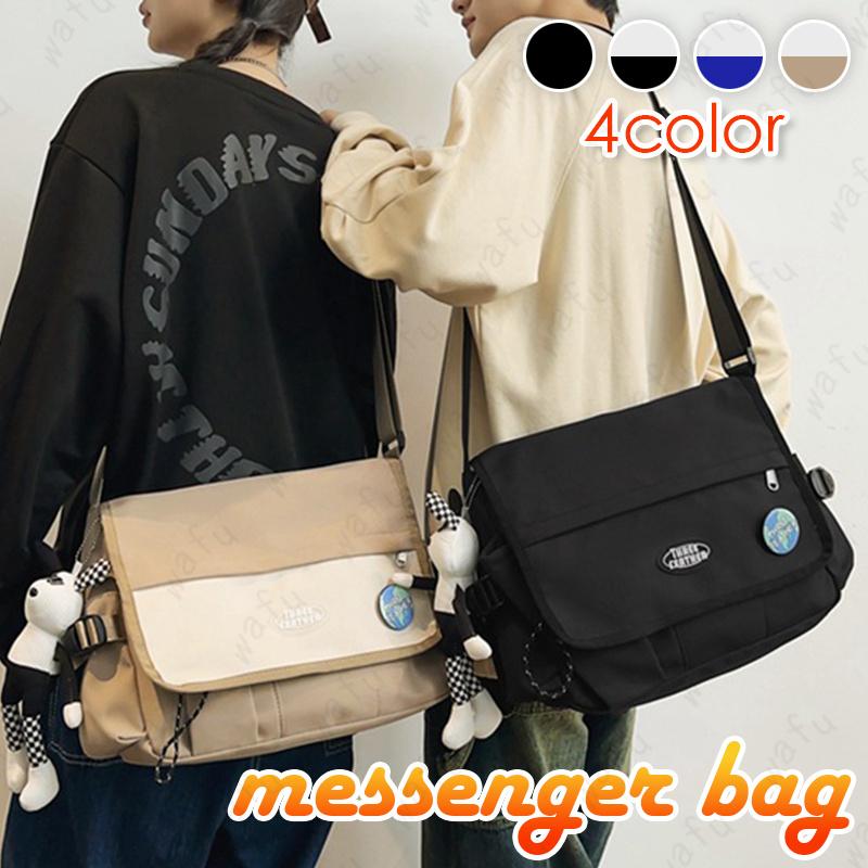 ショルダーバッグ レディース (BA67#) 日本国内当日発送 4color ワンショルダー 斜め掛け 大きめ キャンパスバッグ 軽量 ...