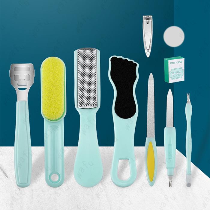 かかとケア 日本国内当日発送 10点セット 角質除去 かかと ヤスリ 足裏 フットケア 爪切り 足爪 軽石 甘皮処理 ビューティーフット ...