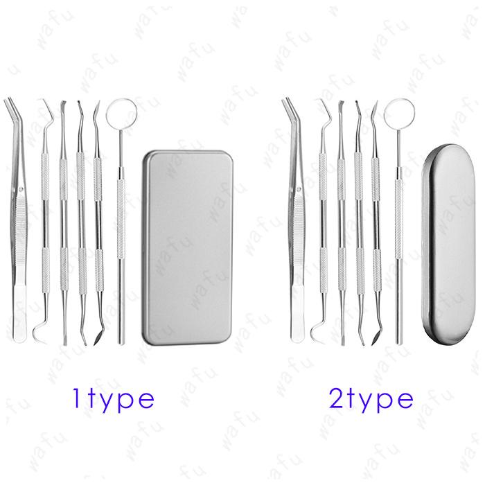 6本セット 歯科口腔清掃キット 日本国内当日発送 歯用ツール 歯石取り ステンレス 抗菌 ヤニ 歯垢 歯石削り セルルケア しこう取り 歯石除去 #BR8 : eririya - 通販 ...