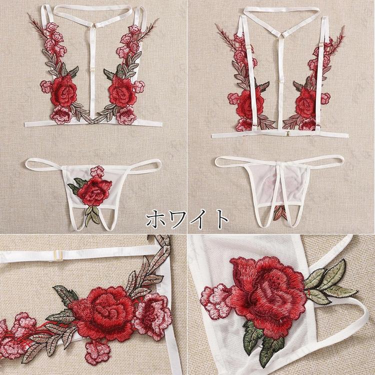 ランジェリー 日本国内当日発送 ブラジャー ショーツ レディース 2点セット 花柄 おしゃれ 下着 セクシー インナー ブラ 上下セット 大人 透ける #s10 :s10:eririya ...