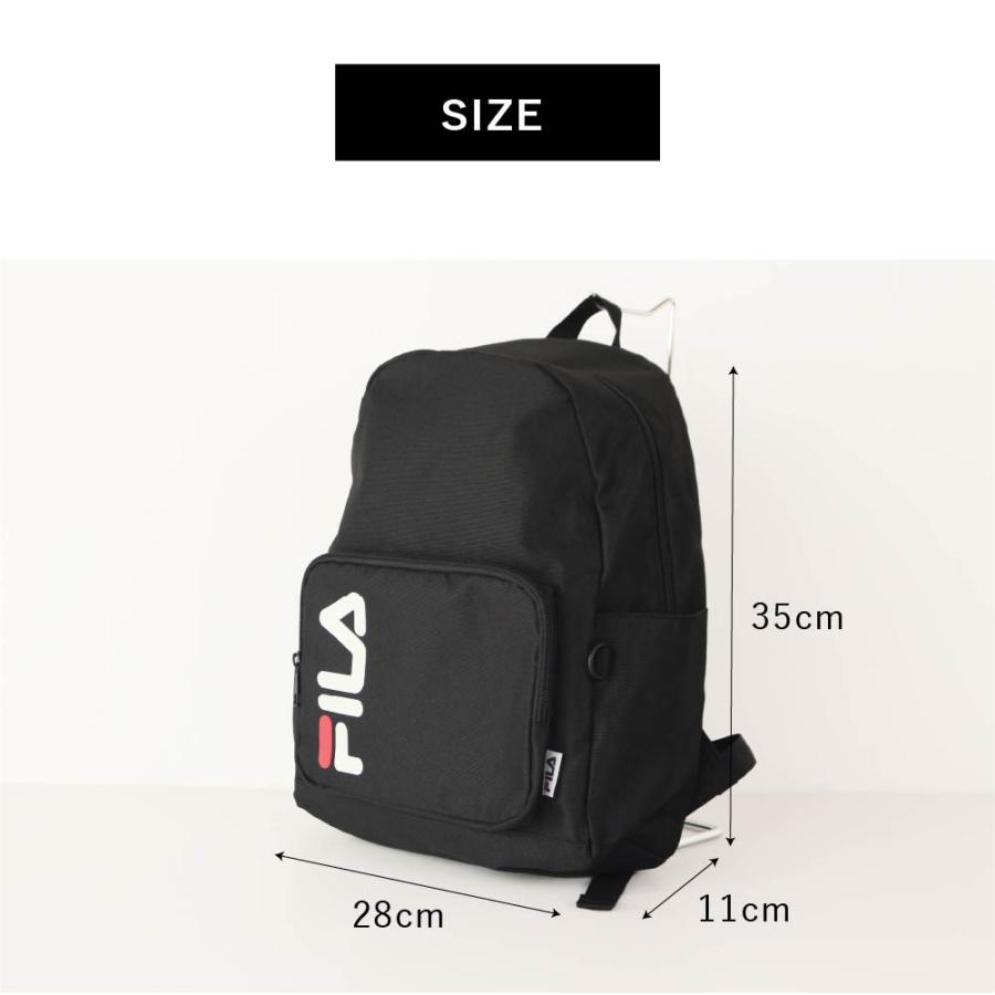 FILA フィラ リュックサック 21L a4 高校生 中学生 大学生 通学 ポリエステル シンプル 人気 ブランド 防水 黒 PC リュック : qmf-1311 : E.R.K - 通販 ...
