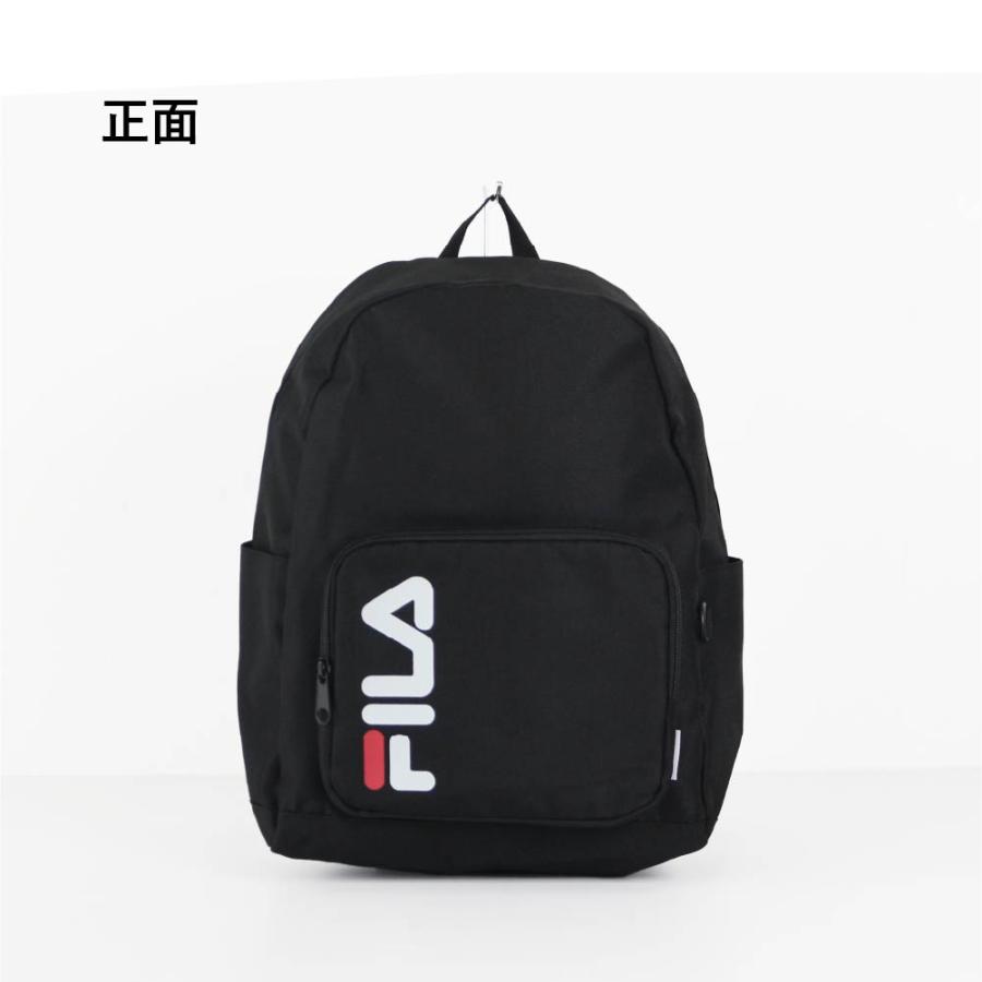 FILA フィラ リュックサック 21L a4 高校生 中学生 大学生 通学 ポリエステル シンプル 人気 ブランド 防水 黒 PC リュック : qmf-1311 : E.R.K - 通販 ...