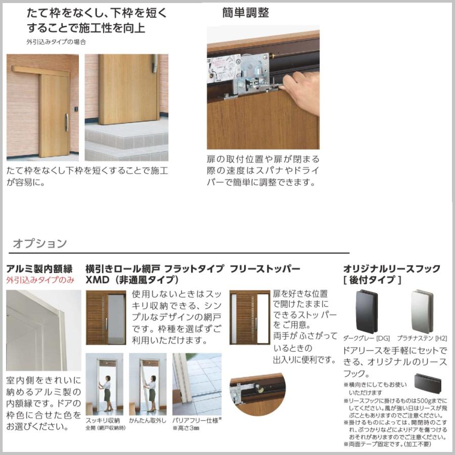 YKKap玄関引戸コンコードS30 防火仕様外引き込みタイプ N06型 手動錠タイプ 関東間・メーターモジュール : bykcos-n06 : 東京N・L建材 - 通販 - Yahoo!ショッピング