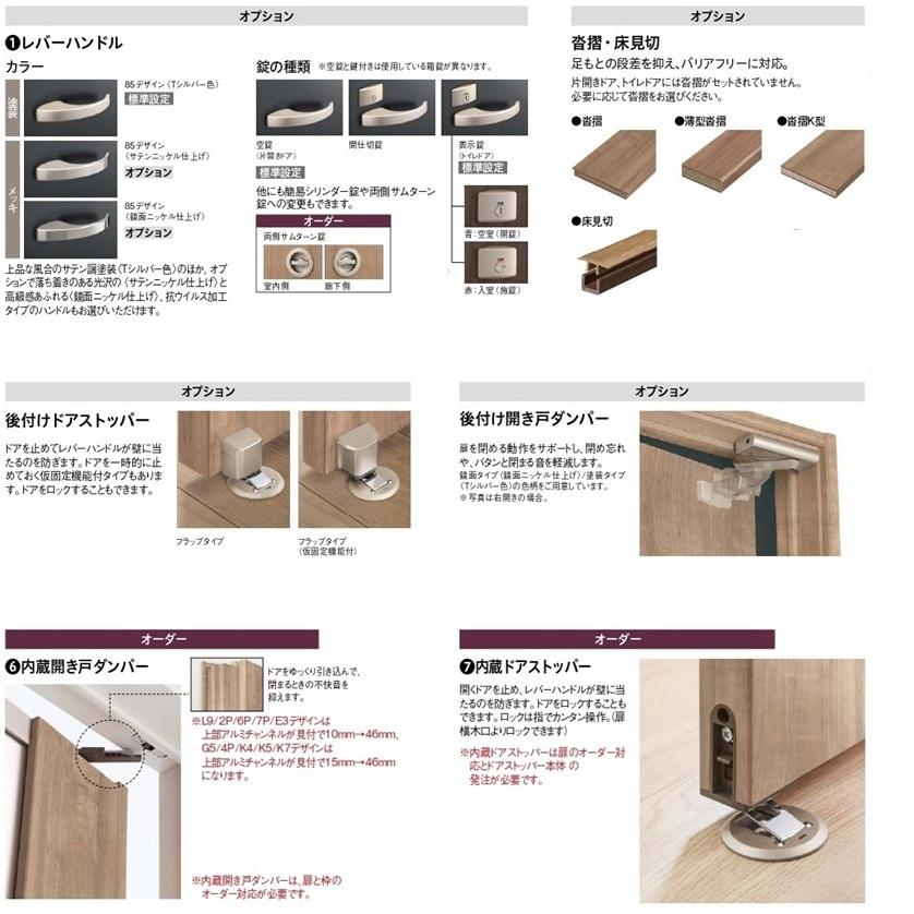 DAIKEN 大建工業 ダイケン ieria（イエリア）室内ドア トイレドア スタンダード柄 固定枠 デザイン 1P : 東京N・L建材 - 通販 - Yahoo!ショッピング