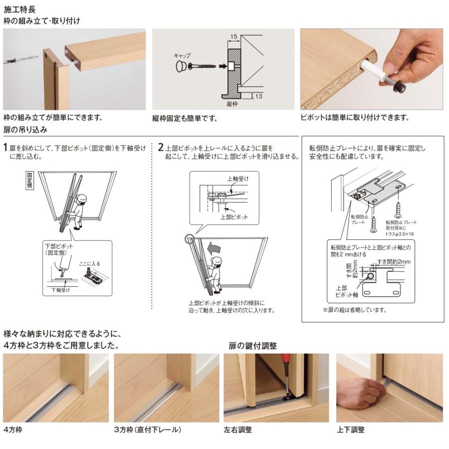 Panasonic パナソニック インテリアAP 室内片開きドア（固定枠仕様）） デザインPN型（2M高） : 東京N・L建材 - 通販 - Yahoo!ショッピング