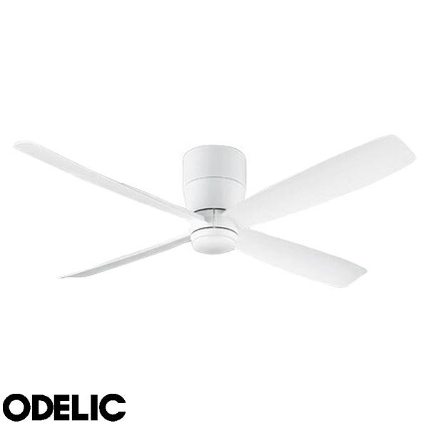 ODELIC オーデリック シーリングファン DCモーター WF812P1 天井直付け 白 ホワイト 静音 4枚羽根 リモコン付 おしゃれ 「送料無料」 : イーライン - 通販 ...