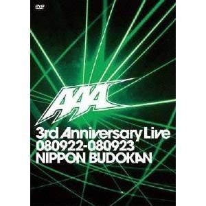 AAA／AAA 3rd Anniversary Live 080922-080923 日本武道館 【DVD】 :10667855:ハピネット・オンラインYahoo!ショッピング店 - 通販 ...