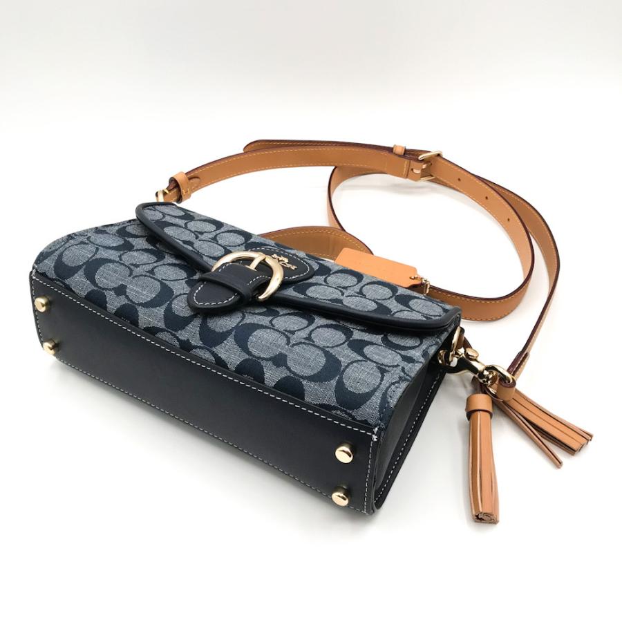 COACH（コーチ） ショルダーバッグ ハンドバッグ クリオ トップ ハンドル シグネチャー シャンブレー C8513 IMDEI : ES ...