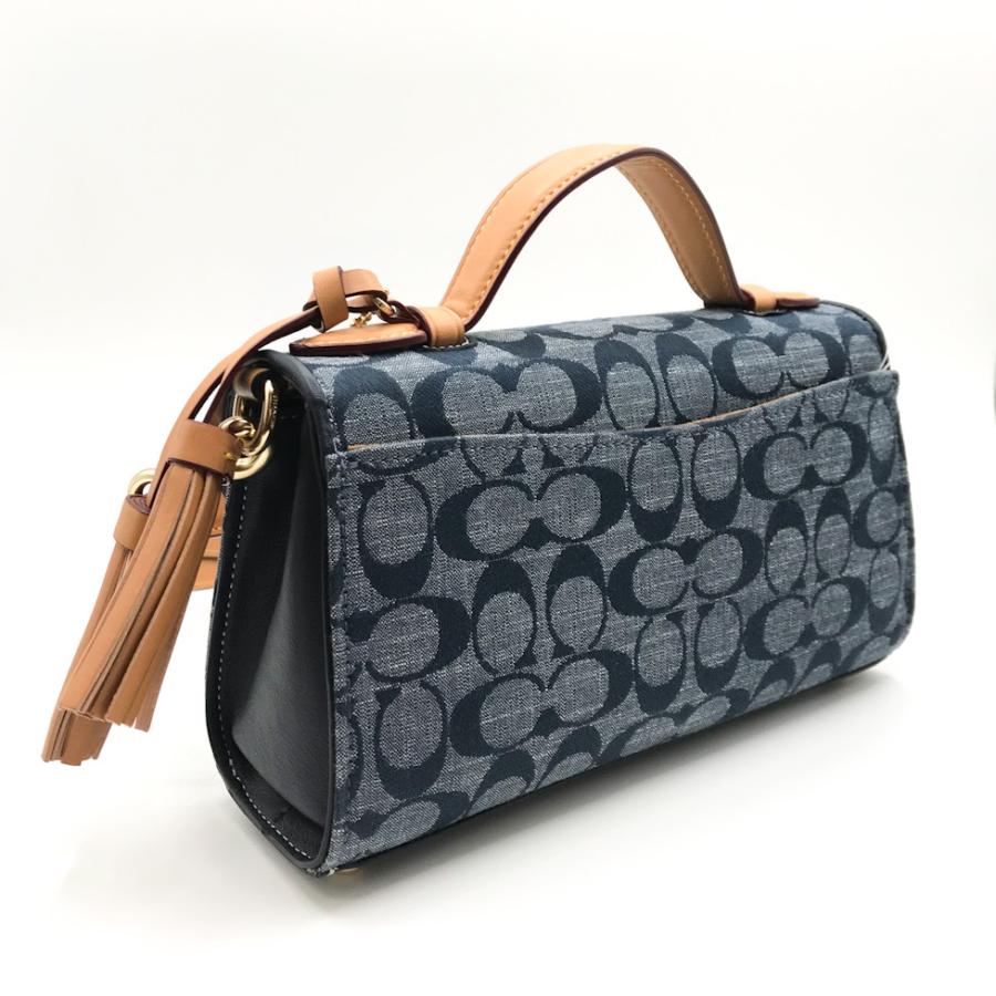 COACH（コーチ） ショルダーバッグ ハンドバッグ クリオ トップ ハンドル シグネチャー シャンブレー C8513 IMDEI : ES ...