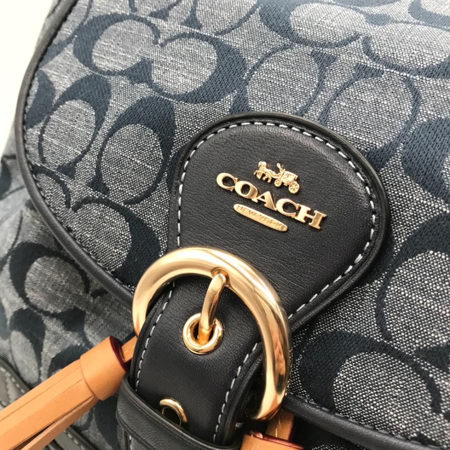 COACH（コーチ） リュック デイバック クリオ バックパック シグネチャー シャンブレー デニム マルチ C8162 IMDEI : ES ...