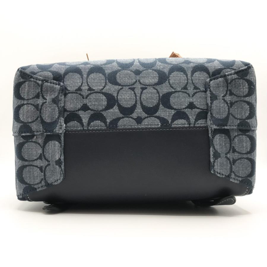 COACH（コーチ） リュック デイバック クリオ バックパック シグネチャー シャンブレー デニム マルチ C8162 IMDEI : ES ...