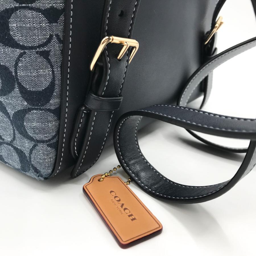 COACH（コーチ） リュック デイバック クリオ バックパック シグネチャー シャンブレー デニム マルチ C8162 IMDEI : ES ...