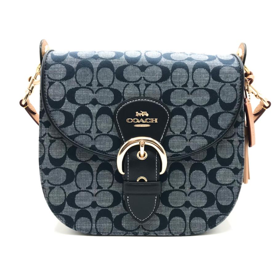 コーチ COACH ショルダーバッグ シャンブレー デニム シグネチャー クリオ 2way C8514 IMDEI : 220924-b ...