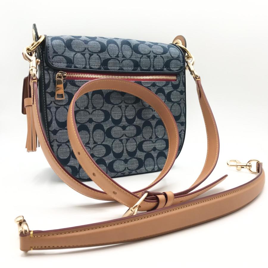 コーチ COACH ショルダーバッグ シャンブレー デニム シグネチャー クリオ 2way C8514 IMDEI : 220924-b ...
