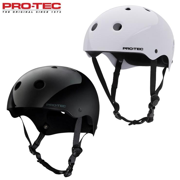 PRO-TEC（スポーツ） PROTEC プロテック ヘルメット HELMET CLASSIC SKATE グロスホワイト スケボー スケートボード インライン用 : QUESTONS ...