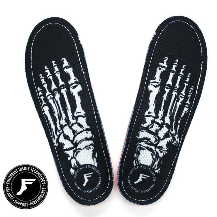FP インソール フットプリント KING FOAM-SKELETON BLACK FP95% FOOTPRINT INSOLES ...