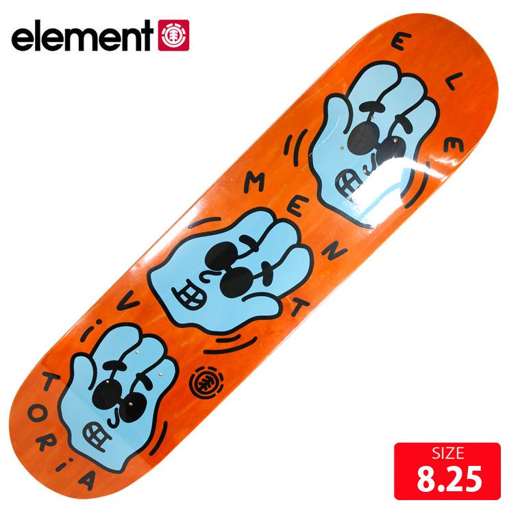 ELEMENT（エレメント） スケボーデッキ ELEMENT Hand VITORIA DECK 8.25 BE027035 デッキ スケートボード : QUESTONS - 通販 ...