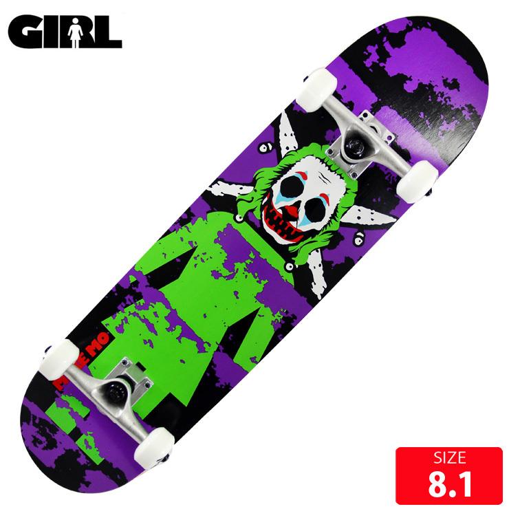 スケボー コンプリート ガール GIRL MIKE MO CAPALDI DECK サイズ 8.1 完成品 組立て済 スケートボード ...
