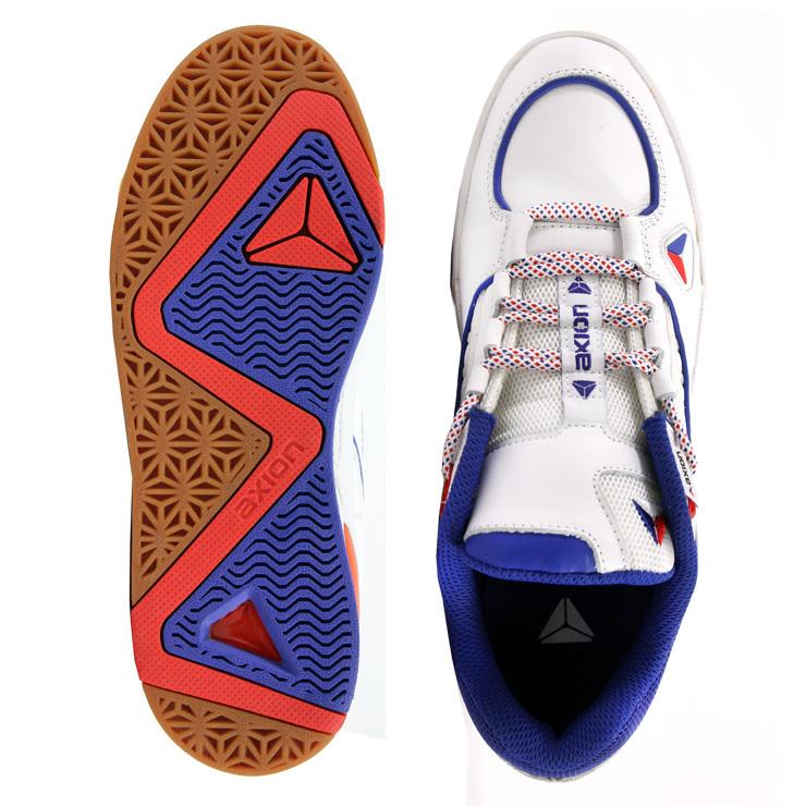 アクション スニーカー AXION FOOTWEAR COMPLEX LOW WHT/BLU/RED スケートシューズ スケシュー 靴 ...