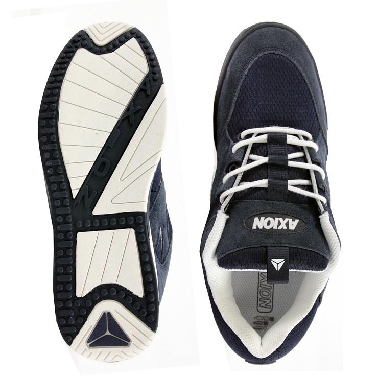 アクション スニーカー AXION FOOTWEAR GENESIS NVY/SLV/WHT スケートシューズ スケシュー 靴 スケートボード ...