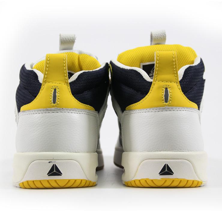 アクション スニーカー AXION FOOTWEAR GENESIS MID WHT/NVY/YEL スケートシューズ スケシュー 靴 ...