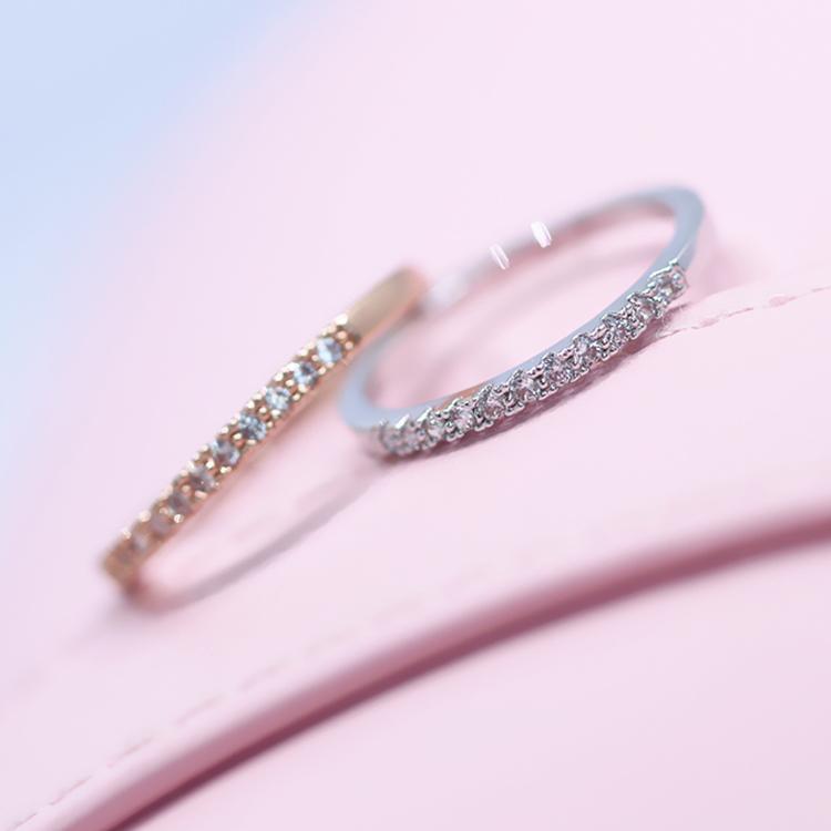 指輪 レディース フリーサイズ エタニティリング ホワイト ゴールド 18KGP CZダイヤ 人気 彼女 プレゼント 激安アクセサリー : EsLimes(エスライムス) - 通販 ...