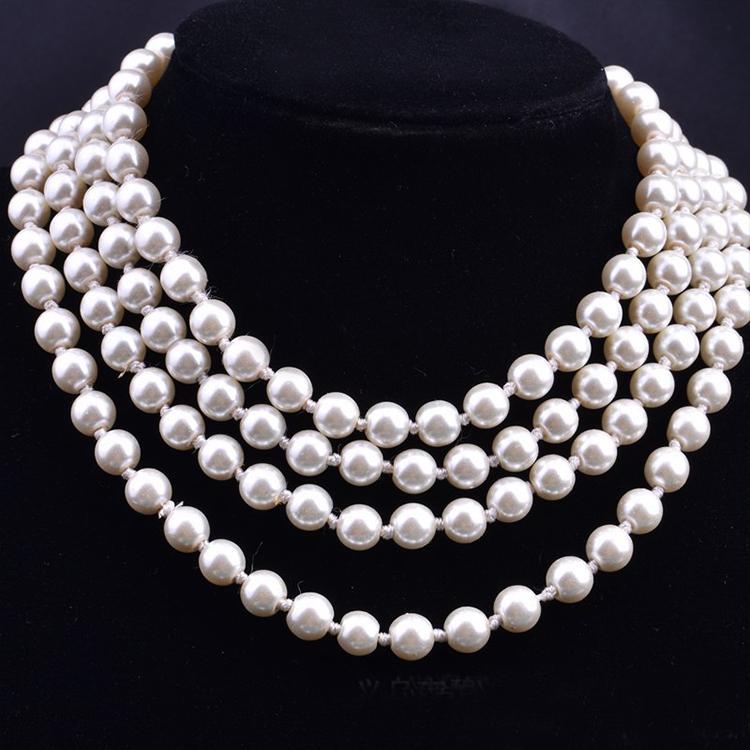 ロングパールネックレス レディース 8mm 2連 3連 150cm 冠婚葬祭 ロングパールネックレス レディース 8mm 2連 3連 150cm 冠婚葬祭