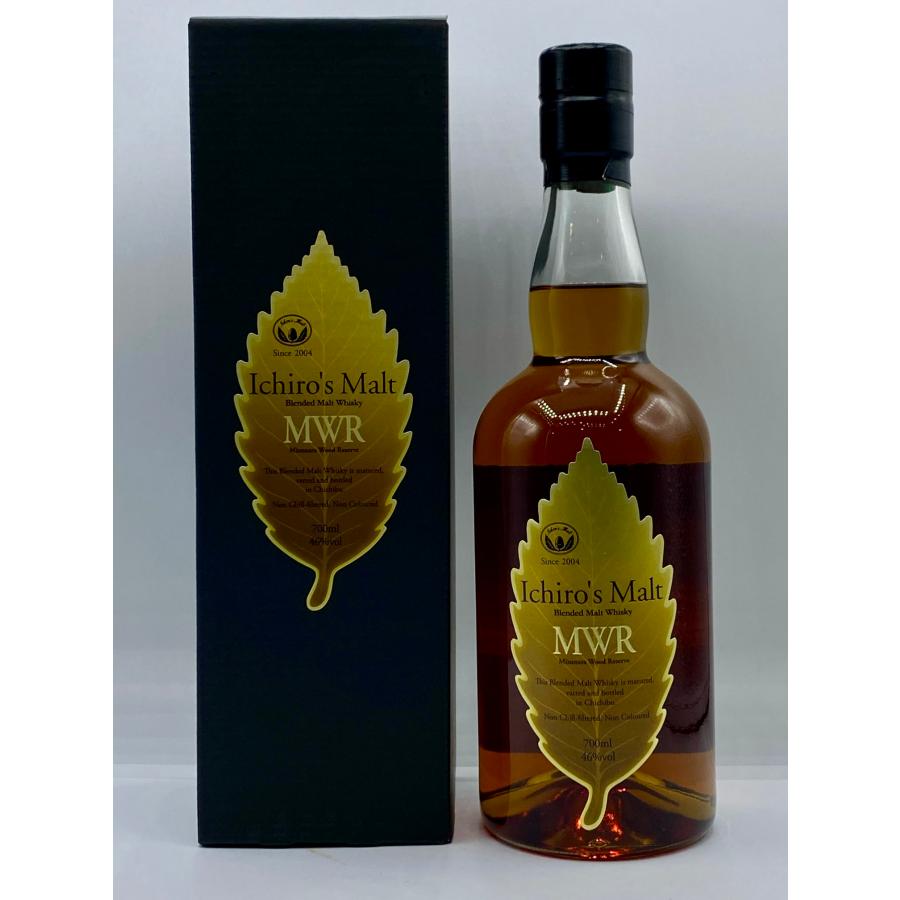イチローズ・モルト ミズナラ・ウッド・リザーブ MWR リーフシリーズ 700ml 46% 箱付き ジャパニーズ : 絵空酒店 - 通販 - Yahoo!ショッピング