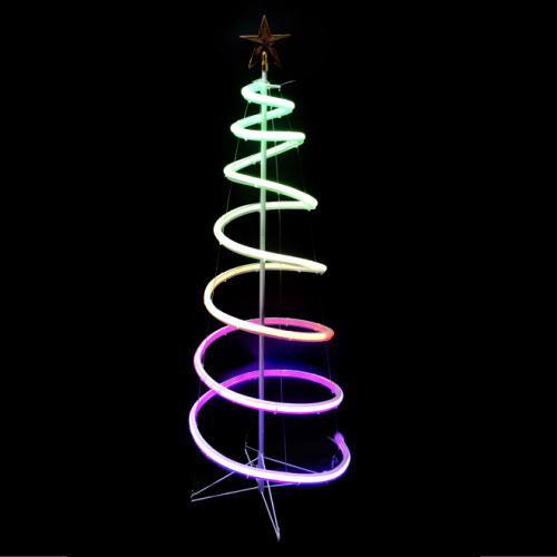 LEDネオンスパイラルツリーDX 150cm クリスマス イルミネーション WG-9301 : エスプラネード ヤフー店 - 通販 - Yahoo!ショッピング