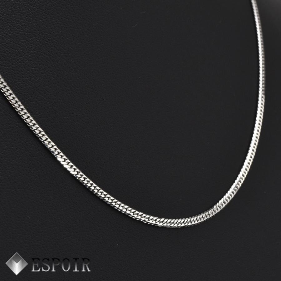 新品 18金 ホワイトゴールド 喜平 ネックレス K18WG 6面カットダブル 9g 45cm 造幣局検定マーク 刻印入り メンズ レディース キヘイ チェーン : ESPOIR(エスプワール ...