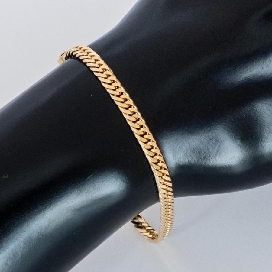 新品 18金 喜平 ブレスレット K18 6面カットダブル 10g 18cm 中折 造幣局検定マーク 刻印入り メンズ レディース キヘイ チェーン : ESPOIR(エスプワール)Yahoo ...