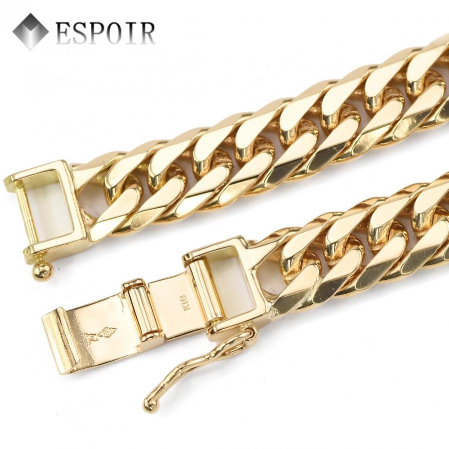 新品 18金 喜平 ネックレス K18 6面カットダブル 100g 50cm 60cm 造幣局検定マーク 刻印入り メンズ レディース キヘイ チェーン : ESPOIR(エスプワール ...