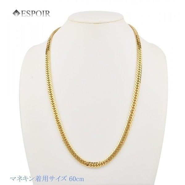 新品 18金 喜平 ネックレス K18 6面カットダブル 100g 50cm 60cm 造幣局検定マーク 刻印入り メンズ レディース キヘイ チェーン : ESPOIR(エスプワール ...