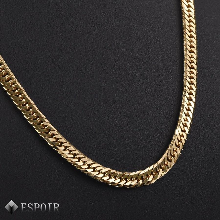 新品 18金 喜平 ネックレス K18 8面カットトリプル 100g 50cm 60cm 造幣局検定マーク 刻印入り メンズ レディース キヘイ チェーン : ESPOIR(エスプワール ...