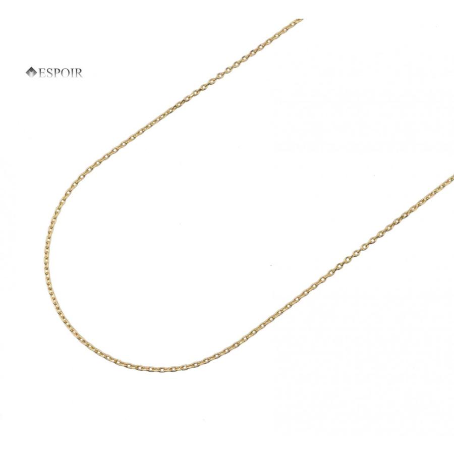 18金 角小豆 チェーンネックレス K18 1.0mm幅 50cm 約1.7g 0.28φ 刻印入り メンズ レディース チェーン : ESPOIR(エスプワール)Yahoo!ショップ ...