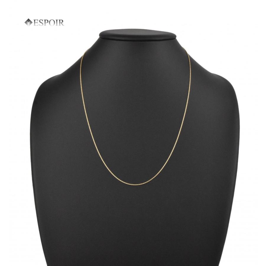 18金 角小豆 チェーンネックレス K18 1.0mm幅 50cm 約1.7g 0.28φ 刻印入り メンズ レディース チェーン : ESPOIR(エスプワール)Yahoo!ショップ ...