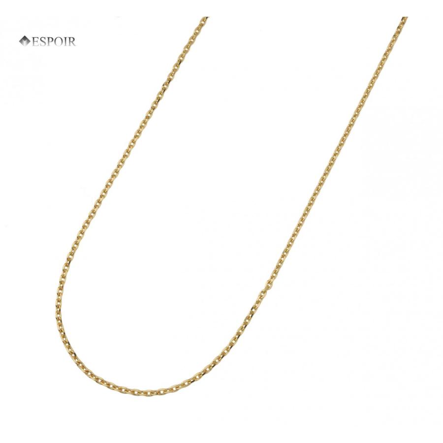18金 角小豆 チェーンネックレス K18 1.4mm幅 50cm 約3.9g 0.45φ 刻印入り メンズ レディース チェーン : ESPOIR(エスプワール)Yahoo!ショップ ...