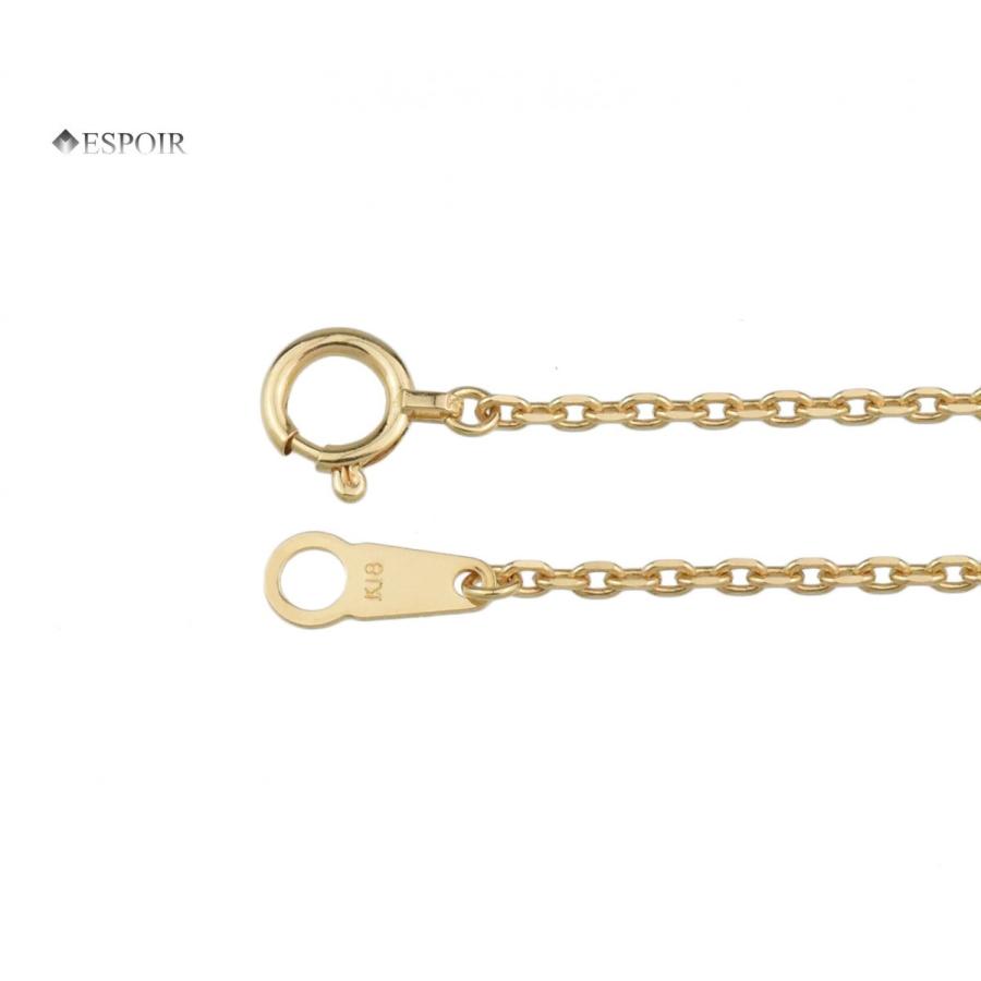 18金 角小豆 チェーンネックレス K18 1.4mm幅 50cm 約3.9g 0.45φ 刻印入り メンズ レディース チェーン : ESPOIR(エスプワール)Yahoo!ショップ ...