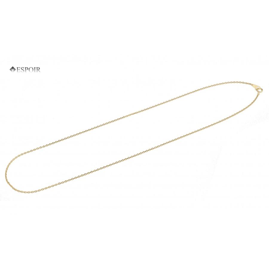 18金 角小豆 チェーンネックレス K18 1.4mm幅 50cm 約3.9g 0.45φ 刻印入り メンズ レディース チェーン : ESPOIR(エスプワール)Yahoo!ショップ ...