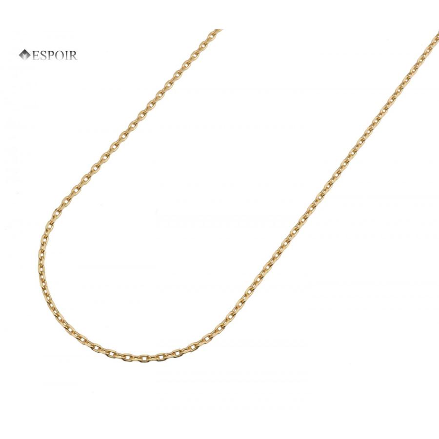 18金 角小豆 チェーンネックレス K18 1.6mm幅 50cm 約4.8g 0.50φ 刻印入り メンズ レディース チェーン : ESPOIR(エスプワール)Yahoo!ショップ ...