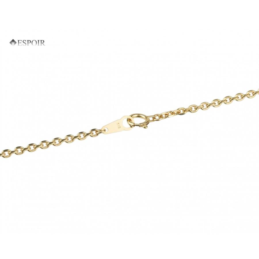 18金 角小豆 チェーンネックレス K18 2.2mm幅 60cm 約7.7g 0.60φ 刻印入り メンズ レディース チェーン :K18azuki06-60:ESPOIR(エスプワール ...