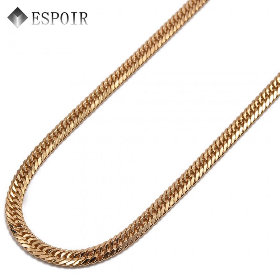 新品 18金 喜平 ネックレス K18 トリプル8面カット 50g 60cm 造幣局検定マーク 刻印入り メンズ レディース キヘイ チェーン :k18tr8c50g60cm:ESPOIR ...