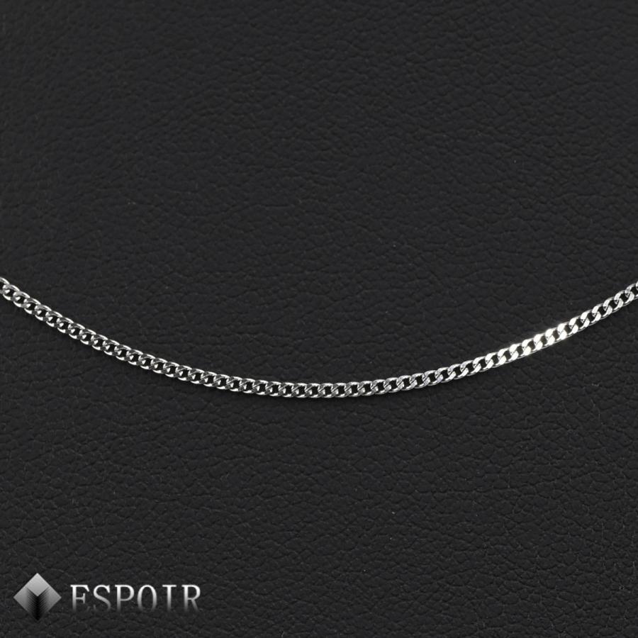 プラチナ850 喜平 チェーンネックレス PT850 2面カット 0.35φ 幅約1.20mm 50cm 約3.50g メンズ レディース キヘイ チェーン : ESPOIR(エスプワール ...