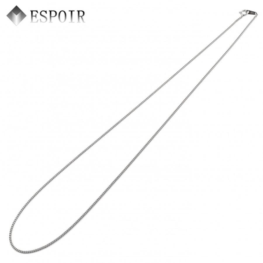 プラチナ850 喜平 チェーンネックレス PT850 2面カット 0.45φ 1.5mm幅 50cm 約5.70g 造幣局検定マーク 刻印入り メンズ レディース キヘイ チェーン ...