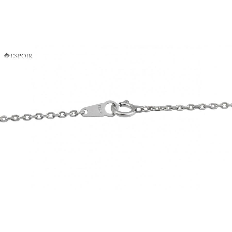 プラチナ850 角小豆 チェーンネックレス PT850 1.2mm幅 50cm 約4.8g 0.45φ 刻印入り メンズ レディース チェーン :PT850AZK-045-50:ESPOIR ...