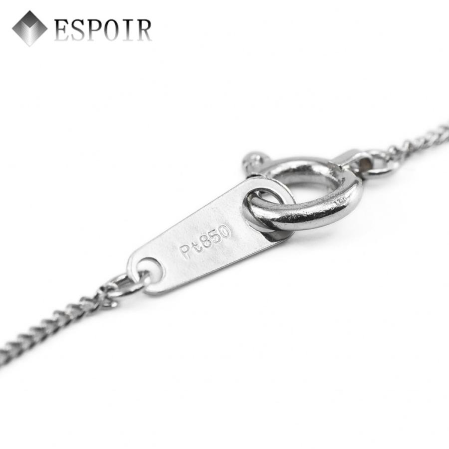 プラチナ850 喜平 チェーンネックレス PT850 2面カット 0.24φ 0.8mm幅 40cm 約1.50g 造幣局検定マーク 刻印入り メンズ レディース キヘイ チェーン ...